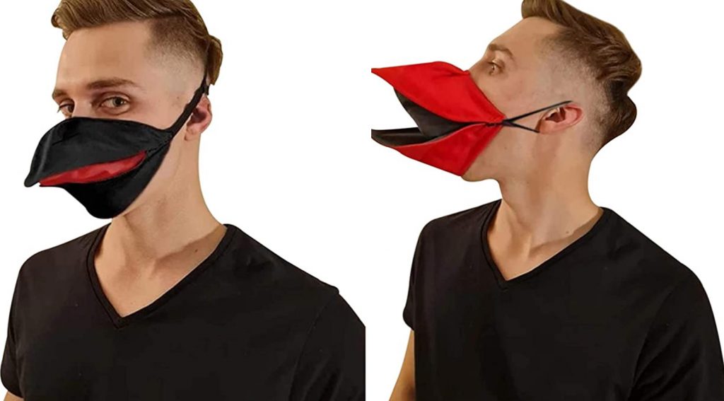 THESE DUCK BILL FACE MASKS OPEN AND CLOSE WITH YOUR JAW! | The Howler ...