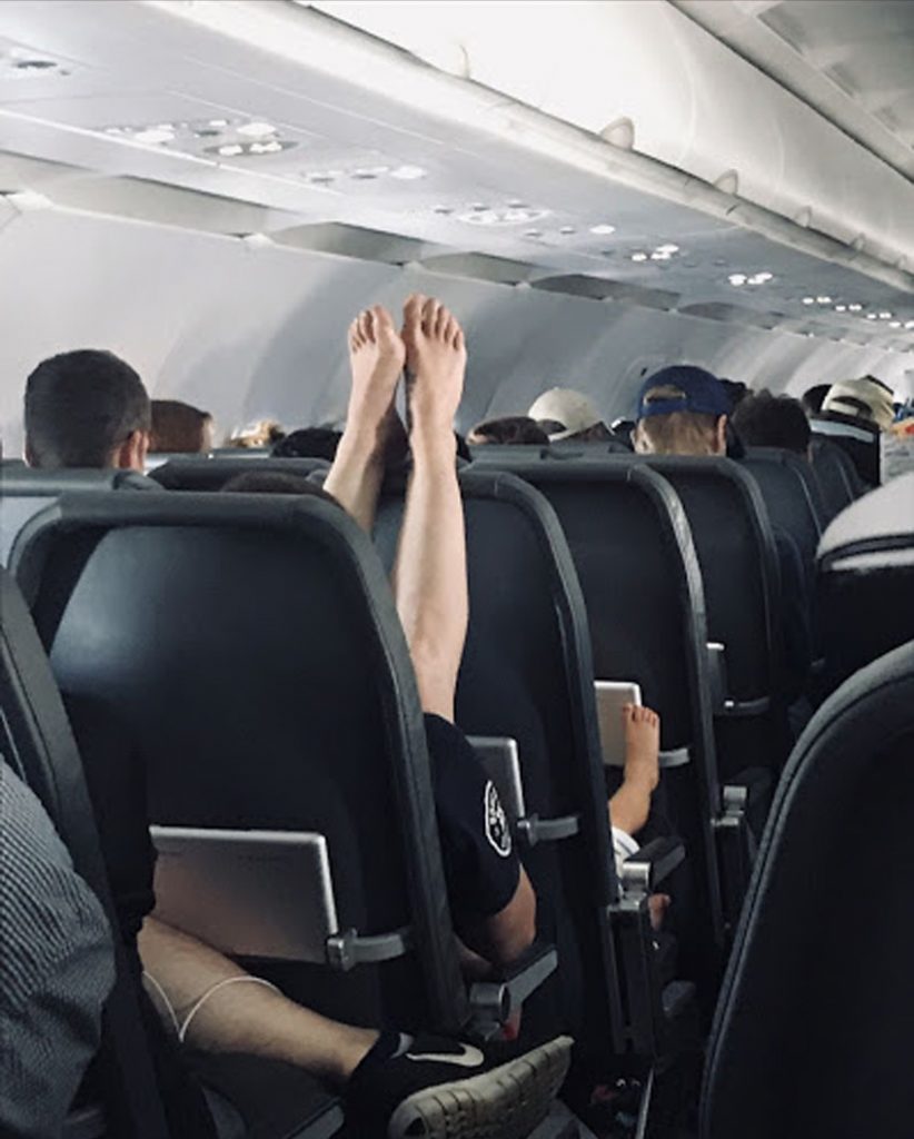 GROSS FEET ON AIRPLANES | The Howler Monkey
