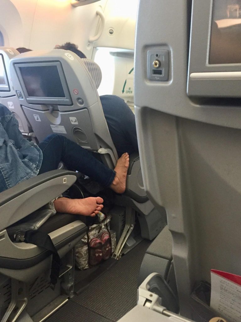 GROSS FEET ON AIRPLANES | The Howler Monkey